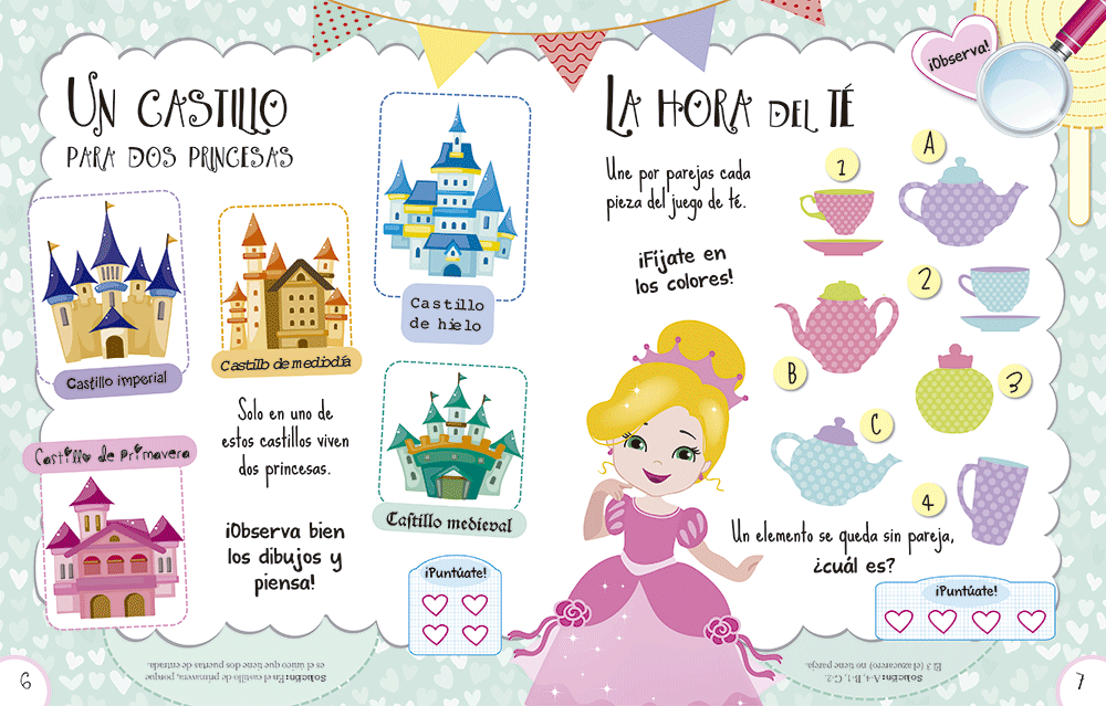 -Actividades de Princesas – LIBRO de ACTIVIDADES – Libsa