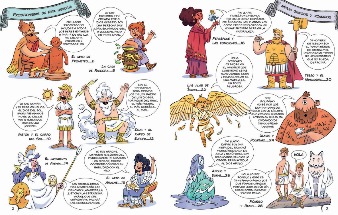 -Mitologia en Comic – MI PRIMER COMIC – Libsa